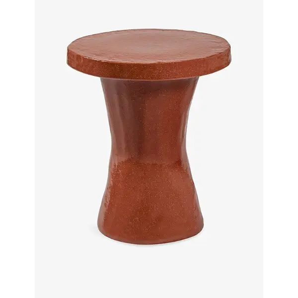 SERAX Marie Michielssen Stoneware Side Table Stool 40cm - Rust