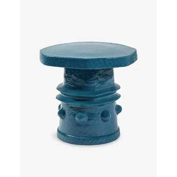 SERAX Marie Michielssen Stoneware Side Stool 40cm - Blue
