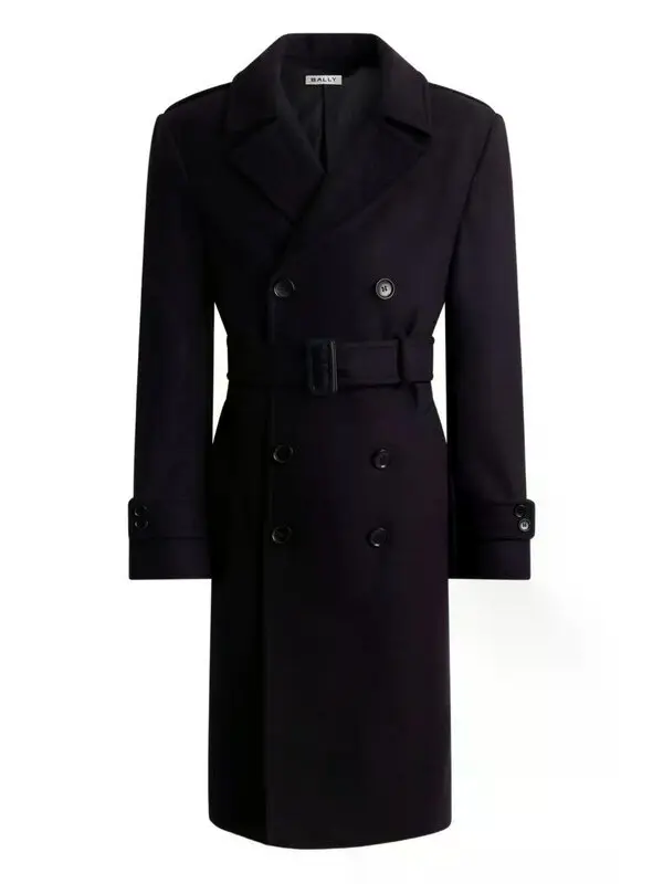 Bally Double-breasted Belted Coat