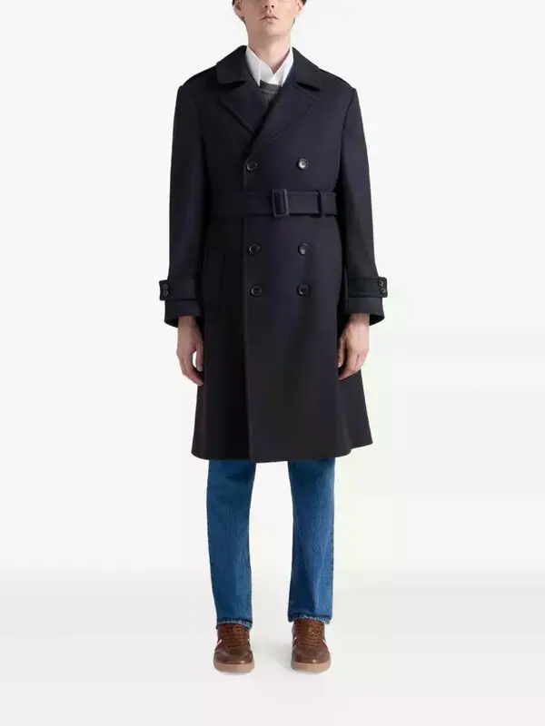 Bally Double-breasted Belted Coat