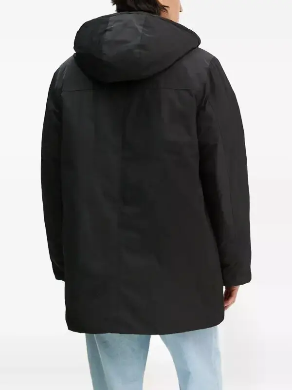 LES DEUX Logo-print Padded Coat