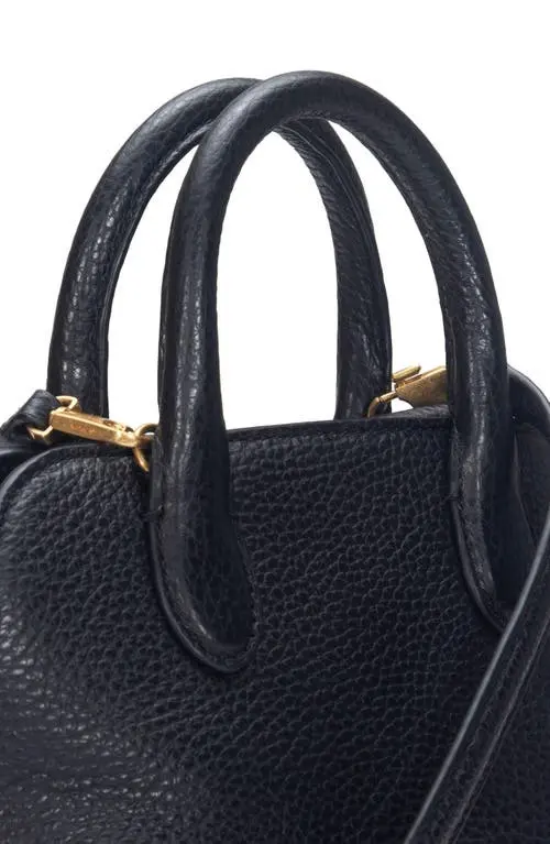 Vince Delphine Mini Top Handle Bag - Black