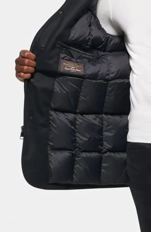 NORWEGIAN WOOL Slim Waterproof 750 Fill Power Down Car Coat