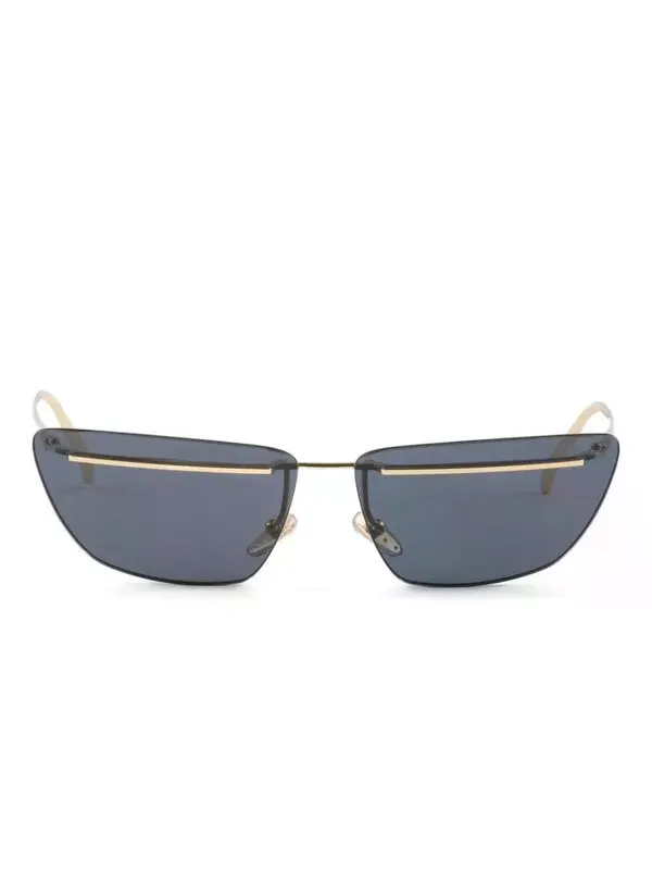 Prada Geometric Sunglasses - Gold
