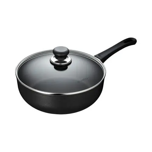 SCANPAN Classic 10.25 Inch Deep Saute Pan W/lid - Black