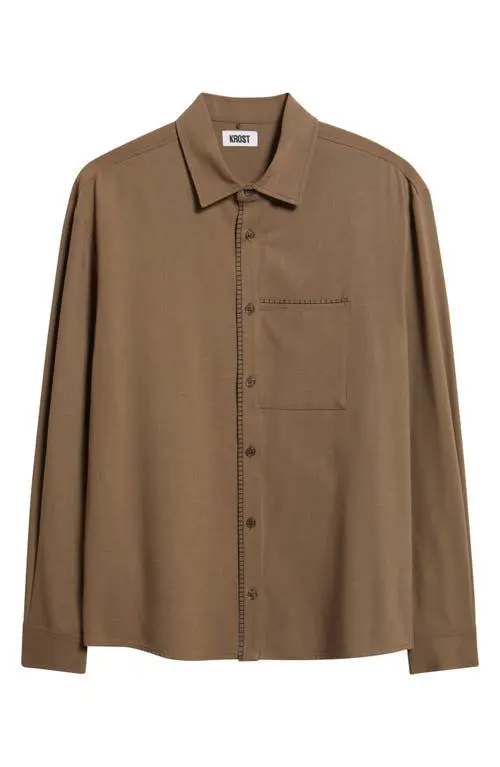 KROST Blanket Stitch Button-up Shirt