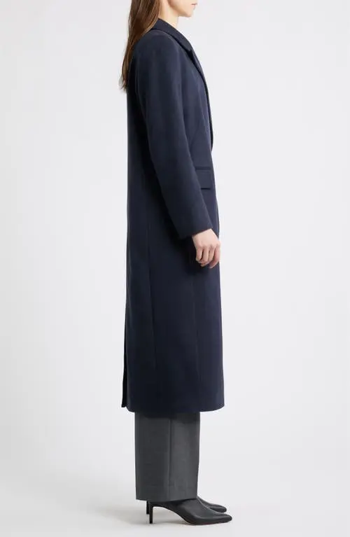 BOSS Callafy Cashmere Coat - Dark Blue