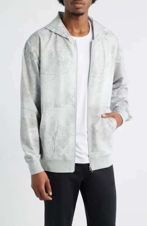 SANTO STUDIO Tempo Tech Zip Jacket - Carrara Grey