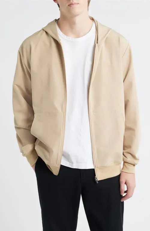 SANTO STUDIO Tempo Tech Zip Jacket - Tan