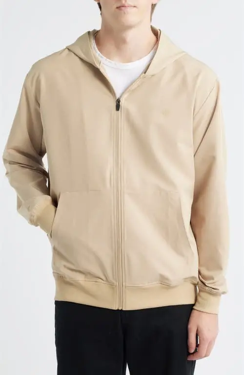 SANTO STUDIO Tempo Tech Zip Jacket - Tan