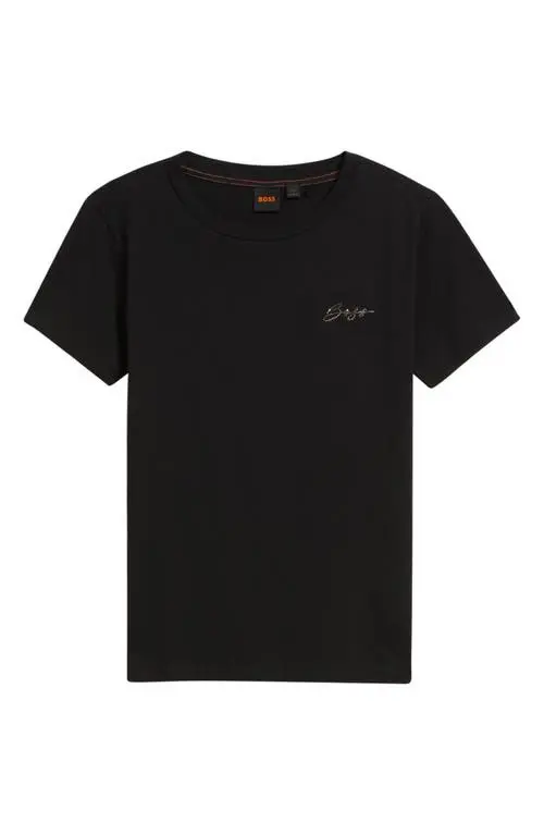 BOSS Esogo Cotton T-shirt - Blk