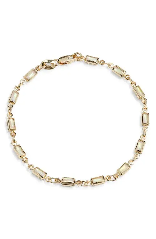 CHILD OF WILD Ophelia Opal Chain Bracelet - Gold