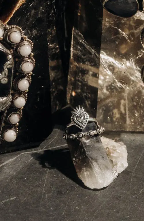 CHILD OF WILD Milagros Flaming Heart Ring
