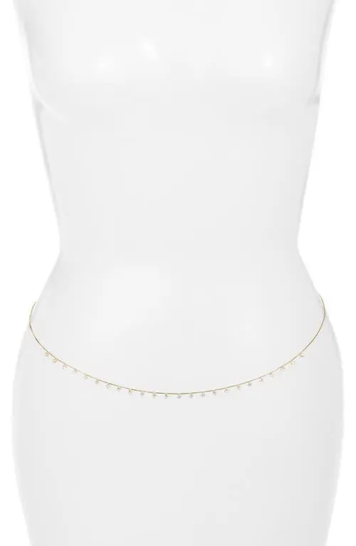 CHILD OF WILD French Riviera Cubic Zirconia Belly Chain - Gold