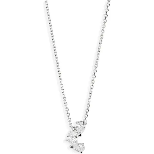 REPOSSI Serti Sur Vide Diamond Pendant Necklace - White Gold