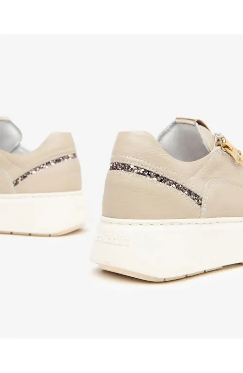 NEROGIARDINI Platform Sneaker - Beige