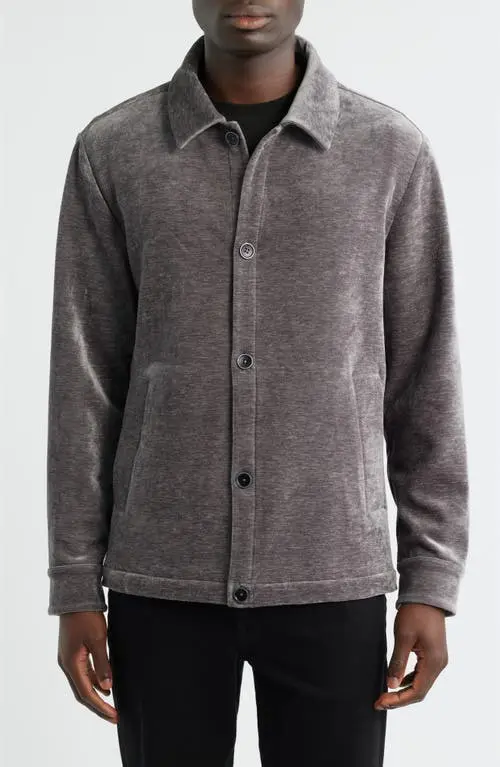 Robert Barakett Rhodes Overshirt - Grey