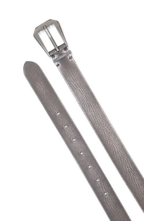 ALLSAINTS Metallic Leather Western Belt