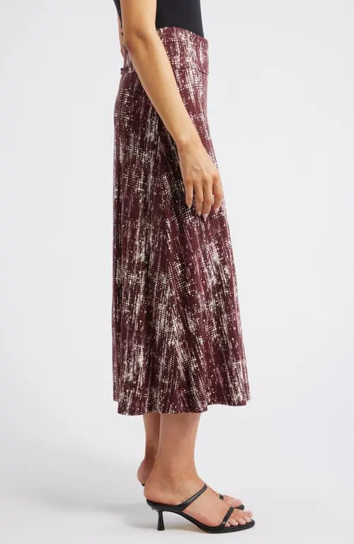 Loveappella Printed Maxi Skirt