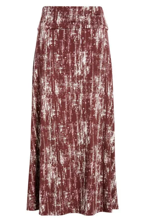 Loveappella Printed Maxi Skirt