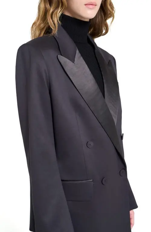 TWP Harper Double-breasted Tuxedo Jacket