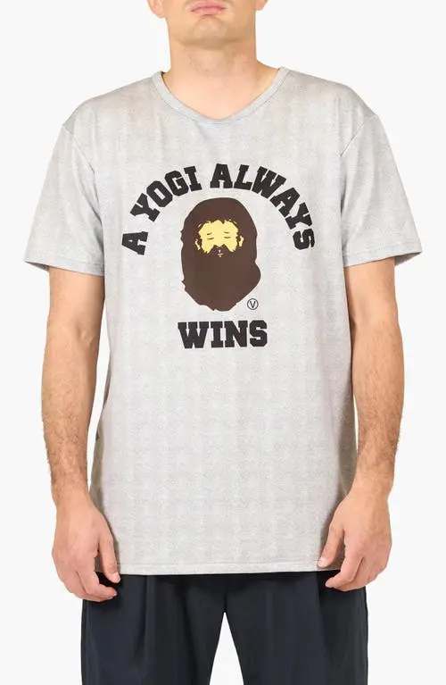 VAST A Yogi Always Wins Performance Graphic T-shirt - Heather Grey