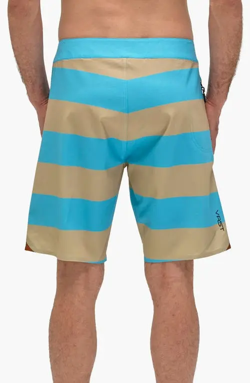 VAST Striped Stretch Board Shorts