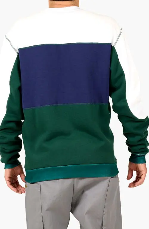 VAST Color Block Fleece Sweatshirt