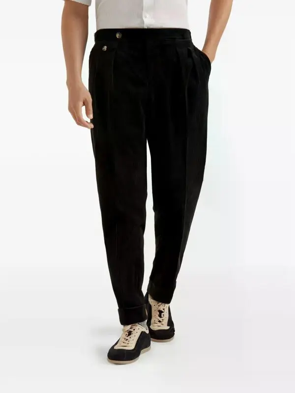 Brunello Cucinelli Double-pleat Corduroy Trousers