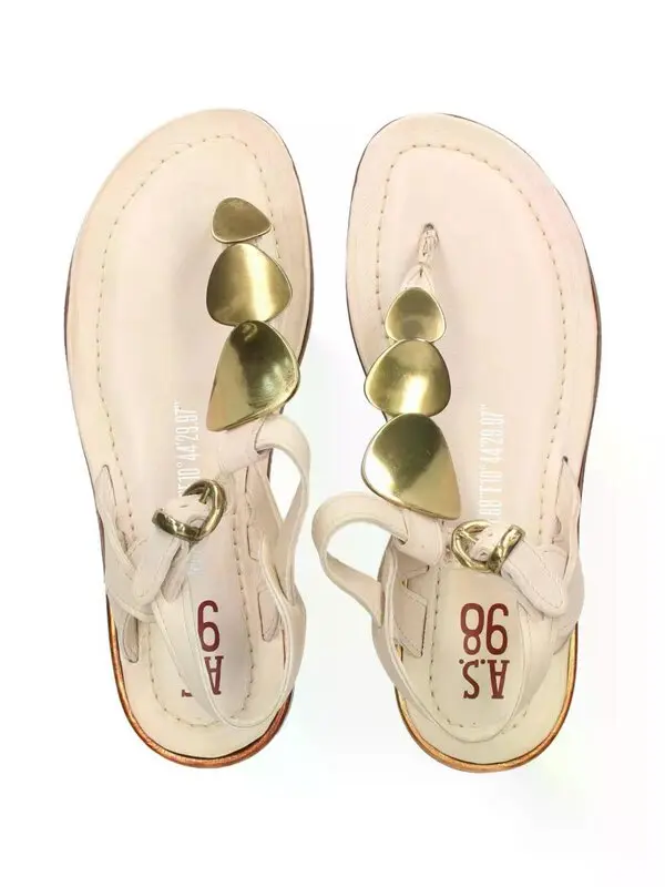 A.S.98 T-strap Leather Sandals