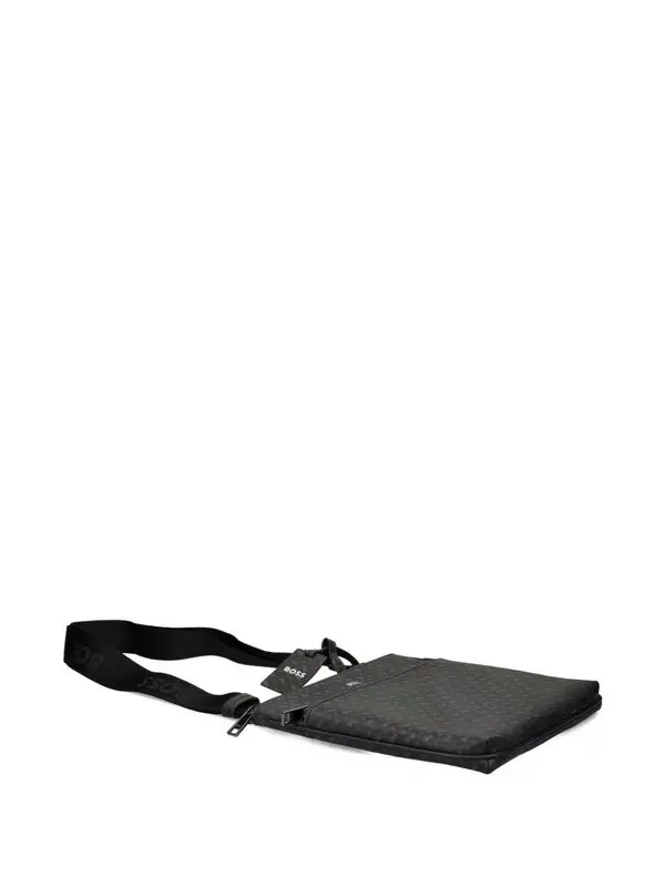 BOSS Monogram Pattern Messenger Bag