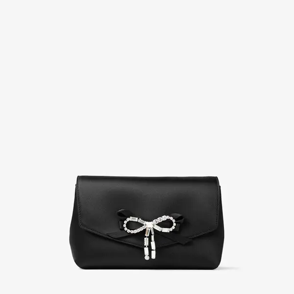 JIMMY CHOO Soft Bow Mini Bag - Black