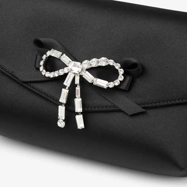 JIMMY CHOO Soft Bow Mini Bag - Black