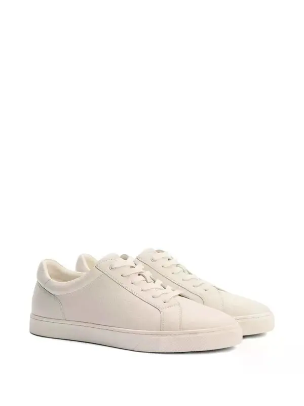12 STOREEZ 30mm Lace-up Leather Sneakers