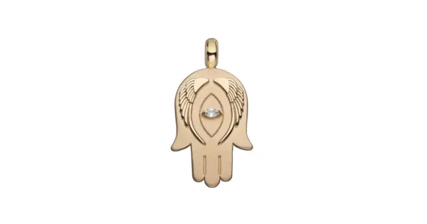 Jennifer Zeuner Jewelry Kai Hamsa Pendant - One-color