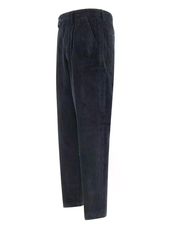RE-HASH Darts Corduroy-texture Chinos Trousers