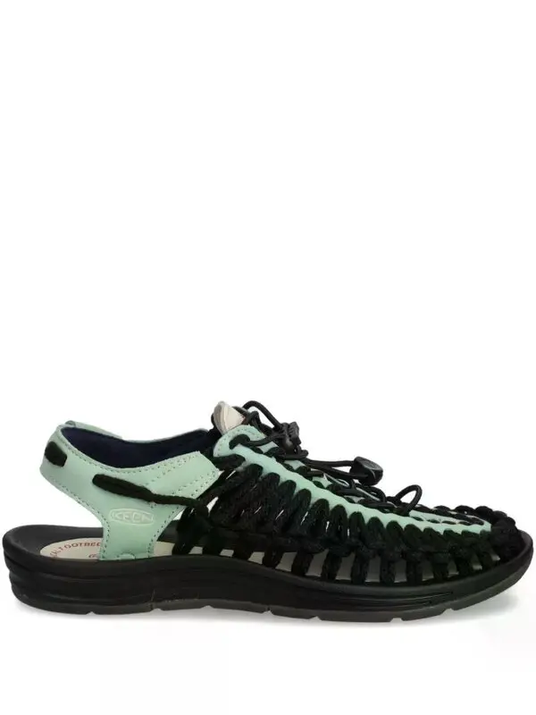 Keen Uneek Woven Drawstring Sandals - Black