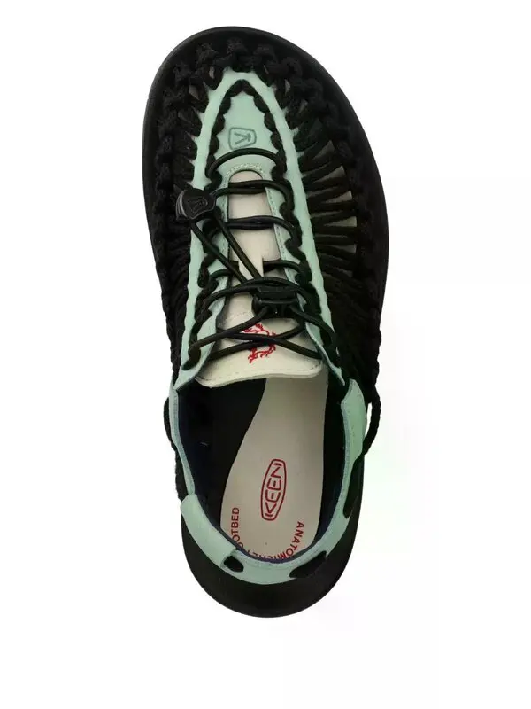 Keen Uneek Woven Drawstring Sandals - Black