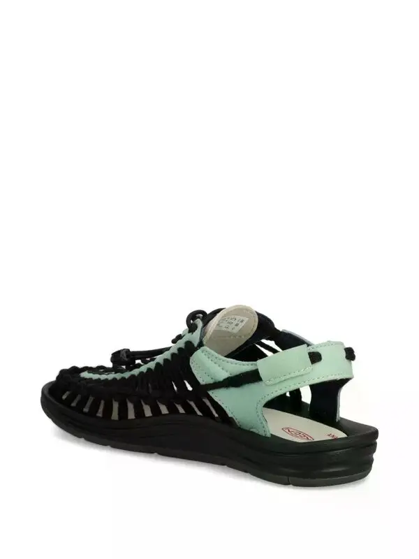 Keen Uneek Woven Drawstring Sandals - Black