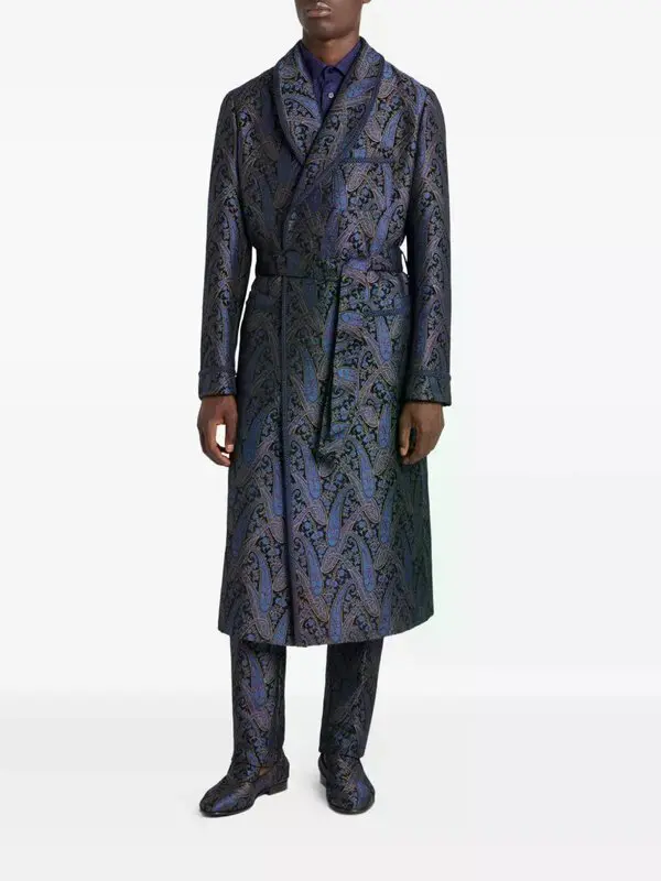 Etro Jacquard Paisley-motif Robe