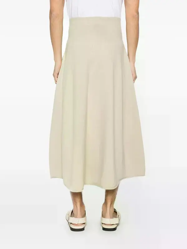 Extreme Cashmere High-waisted Draped Skirt