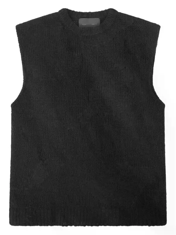 HELIOT EMIL Textured Crew-neck Vest