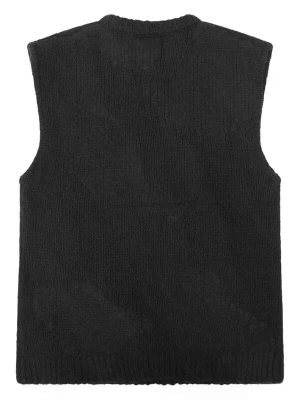 HELIOT EMIL Textured Crew-neck Vest