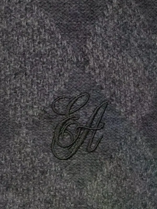 Emporio Armani Diamond-pattern Button Cardigan
