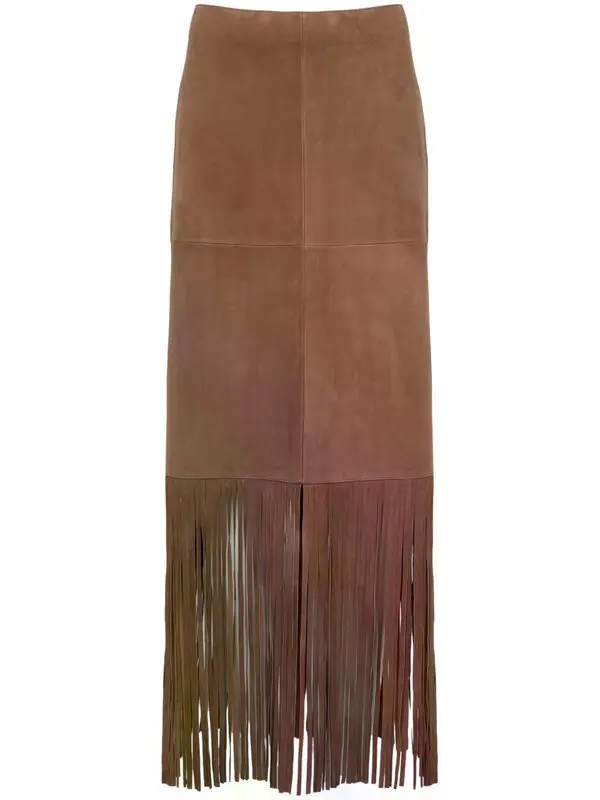 YVES SALOMON Leather Skirt