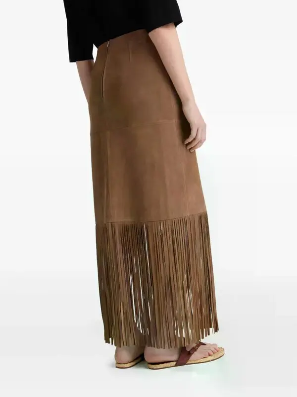 YVES SALOMON Leather Skirt