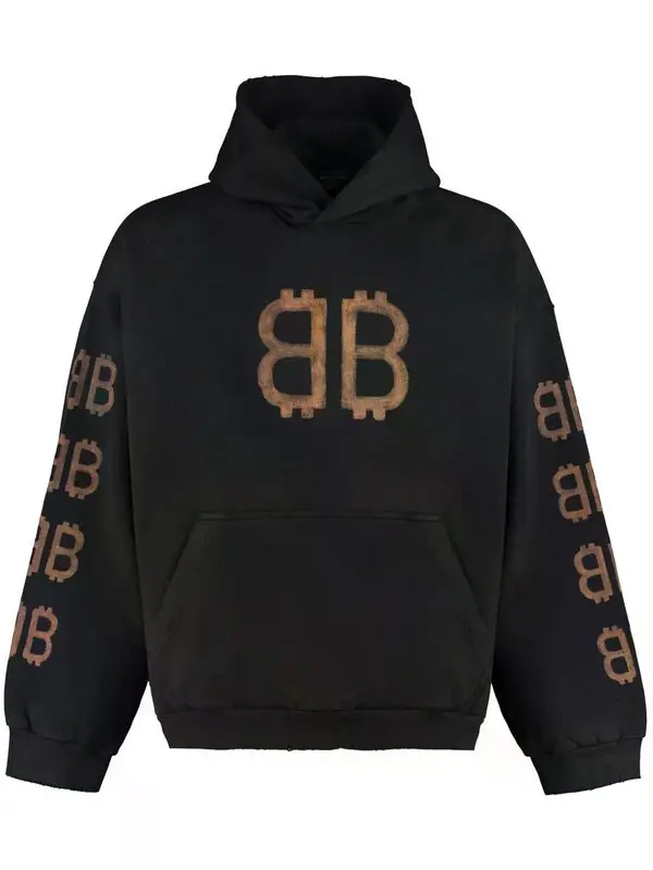 Balenciaga Crypto Distressed Hoodie