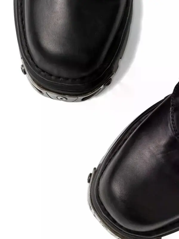NEW ROCK 70mm Reactor Buckled Knee-high Boots