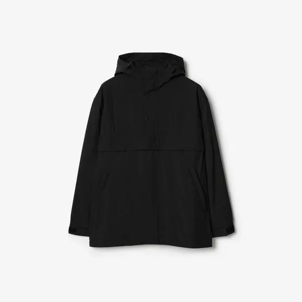 Burberry Nylon Hooded Jacket - Black