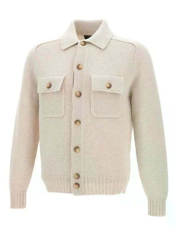 GRAN SASSO Buttoned-up Patch-pocket Jacket